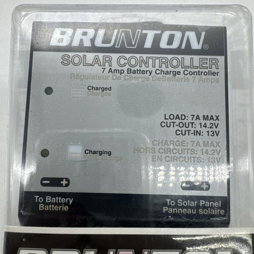 Brunton Solar Controller 12V Battery Charge Monitor For Solaris ...