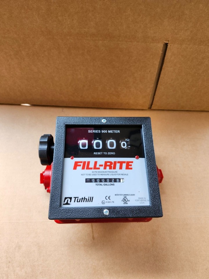Fill-Rite 900 series 1" Meter and ICS MR1 Pulser | eBay