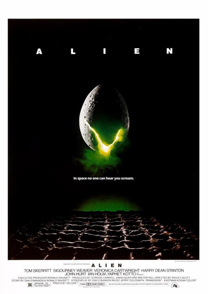 Alien 1979 Movie Poster A5 A4 A3 A2 A1 | eBay UK