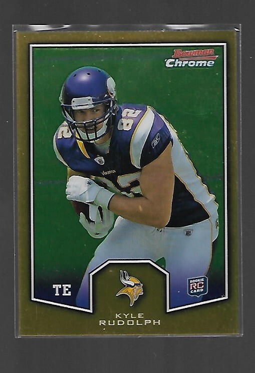 2011 Bowman Chrome Gold Kyle Rudolph Rookie Card #BCR-14 Vikings RC | eBay