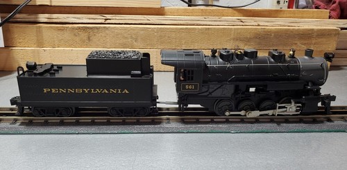 Lionel O scale 0-8-0 Pennsylvania Steam Engine #561 w/Smoke & Whistle ...