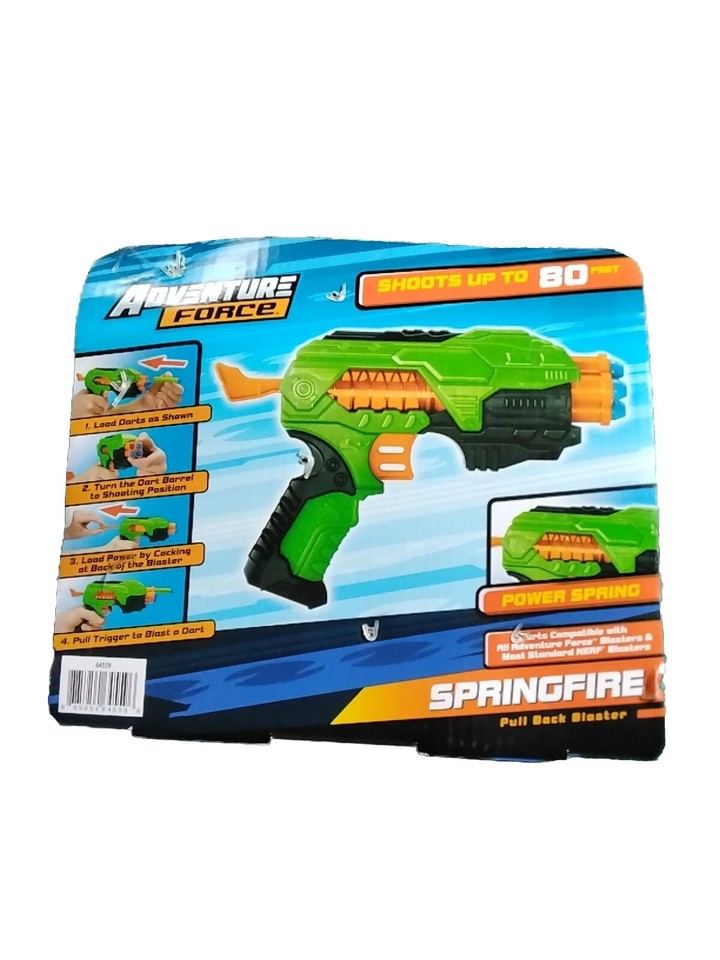 Adventure Force Springfire Foam Dart Gun/Pistol/Blaster Buzz Bee Toys ...