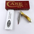 Case XX Knives Russlock 5220 SS (048) Peanut Genuine Stag Pocket Knife ...