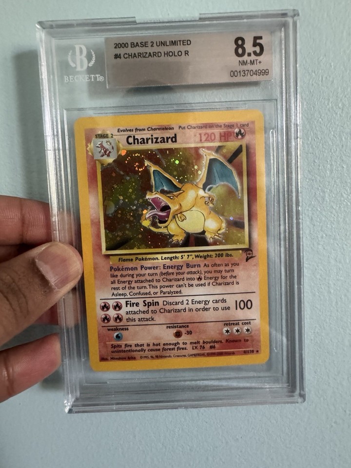 base set 2 charizard Bgs 8.5 | eBay