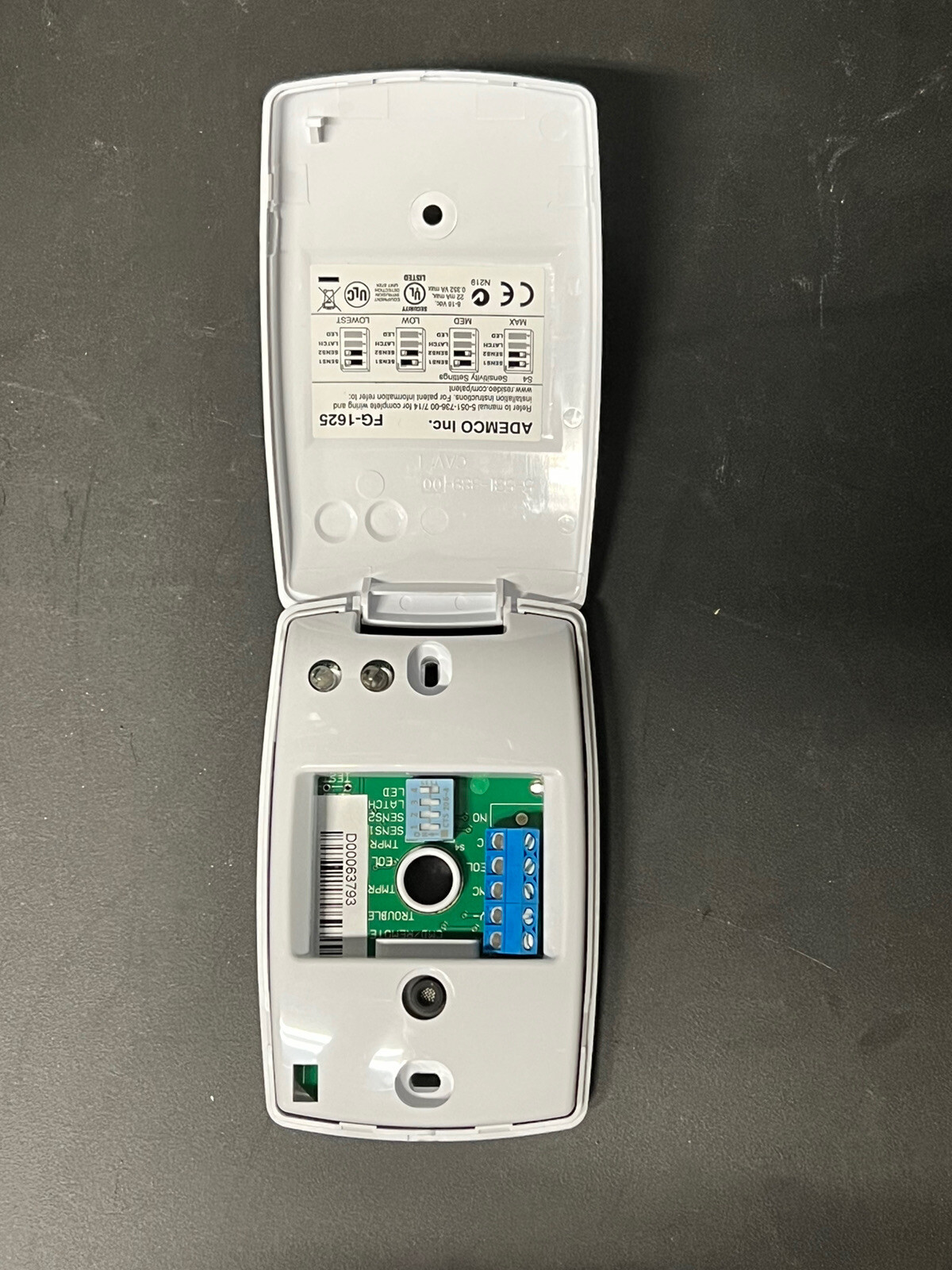 Ademco / Honeywell FG-1625T Wired Glass Break Glassbreak Detector | eBay