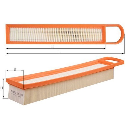 Air Filter For Citroen C3 Picasso 1.6 VTi Mahle 1444RJ 1444RK 1444XG ...