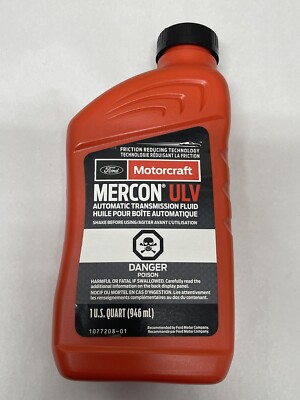 Automatic Transmission Fluid-Mercon Ulv - Quart Motorcraft XT-12-QULV ...