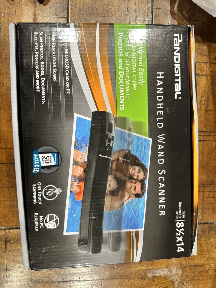 New Pandigital Handheld Wand Scanner & microSD. Sealed 843967000740| eBay