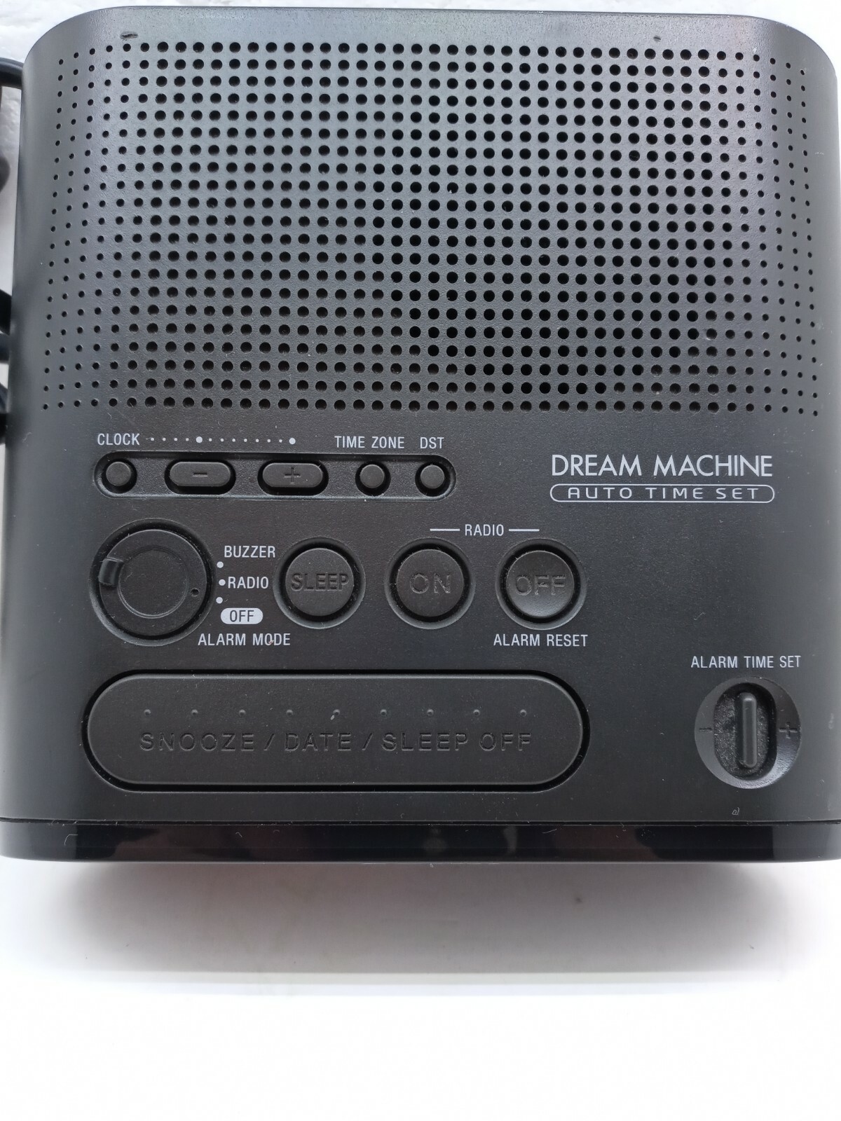 Sony Dream Machine Auto Time Set Model ICF-0218 Radio Alarm AM-FM-DST ...