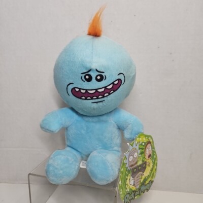 Mr. Meeseeks Plush Rick and Morty Blue Alien 9" Stuffed Animal Toy ...