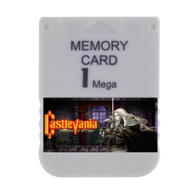 Castlevania Symphony of the Night PS1 Memory Card 100% Unlocked ...