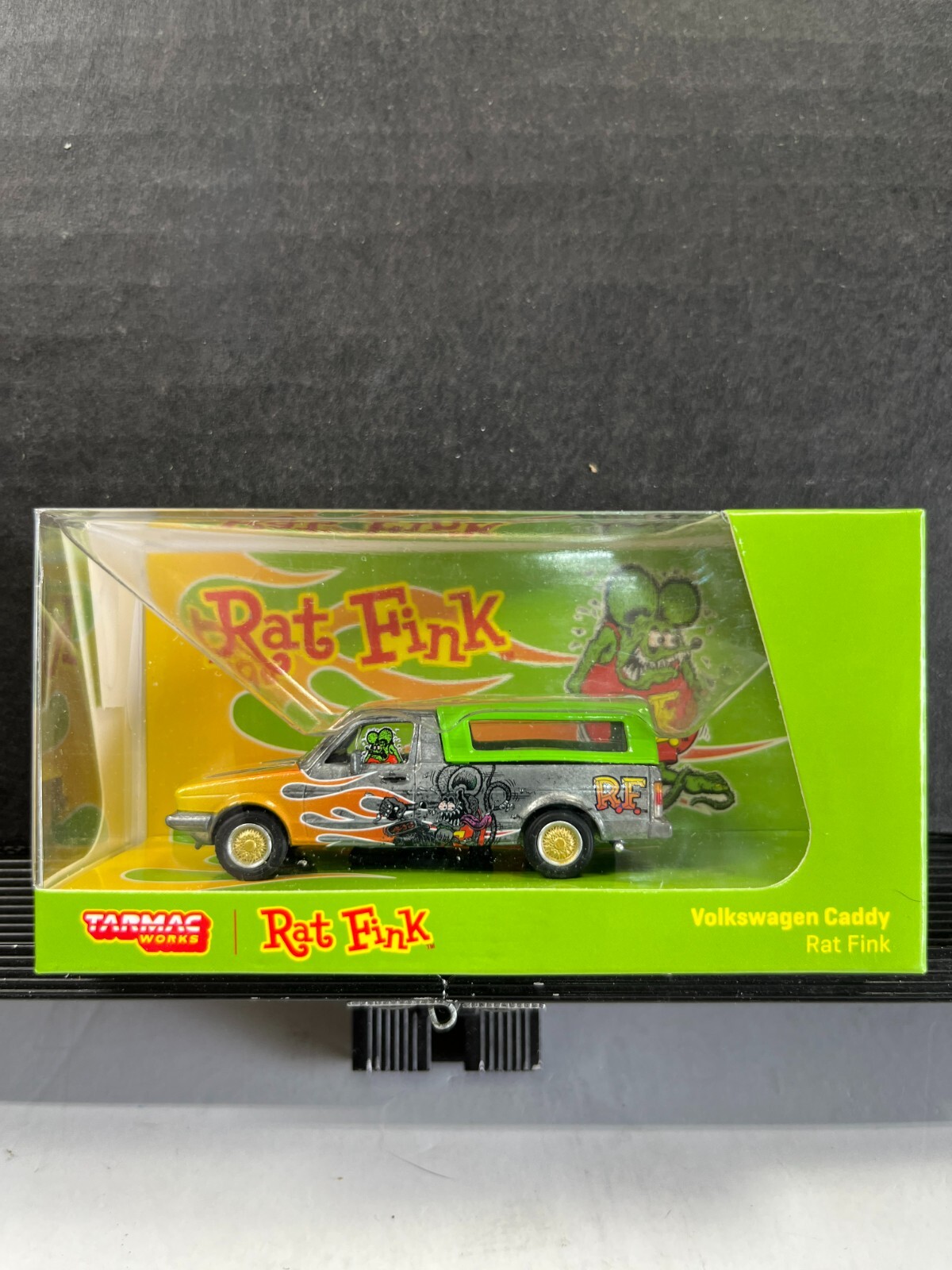 1/64 TARMAC WORKS SCHUCO RAT FINK VOLKSWAGEN CADDY PICKUP CHASE CAR 2 ...