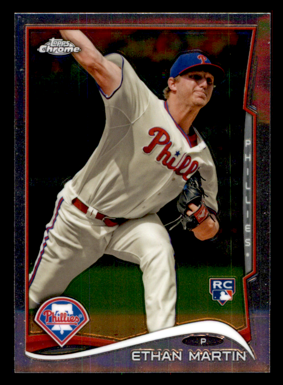 2014 Topps Chrome Ethan Martin RC #128 Philadelphia Phillies | eBay