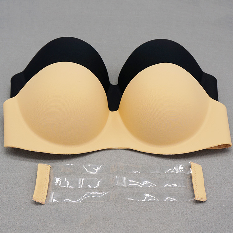 sexy seamless Strapless Bra Push Up Backless Invisible Multi-way ...