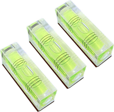 3Pcs Magnetic Small Bubble Levels 52X20X15Mm Three Line High Precision ...