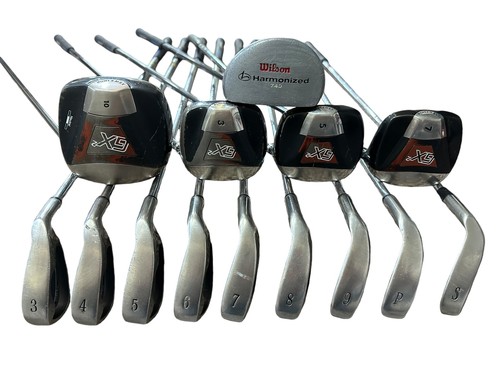 Giga Golf Wilson Men's Right Hand Complete Golf Club Set R Flex SET ...