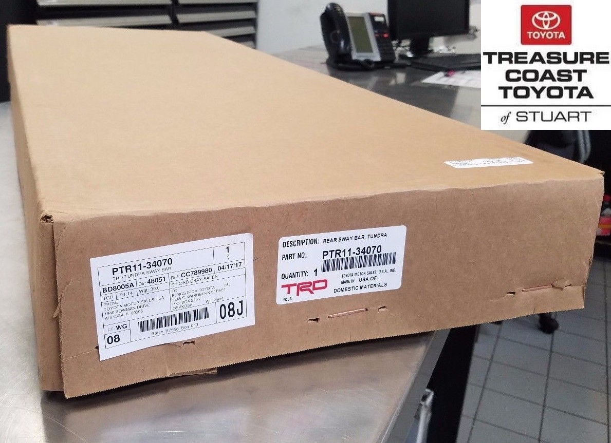 NEW OEM TOYOTA TUNDRA 2007-2021 TRD REAR SWAY BAR KIT | eBay