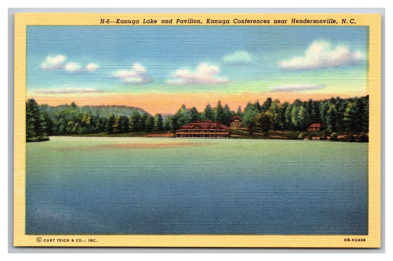 Kanuga Lake Pavilion Conferences Hendersonville NC Linen Unposted ...
