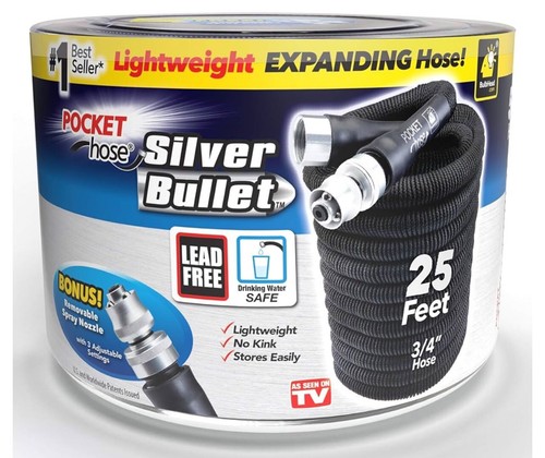 Silver Bullet Garden Hose 25 Feet *New In Package* | eBay