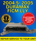 04-05 LLY FICM Duramax 6.6 Chevy GMC 8973037513 8973037511 Repair ...