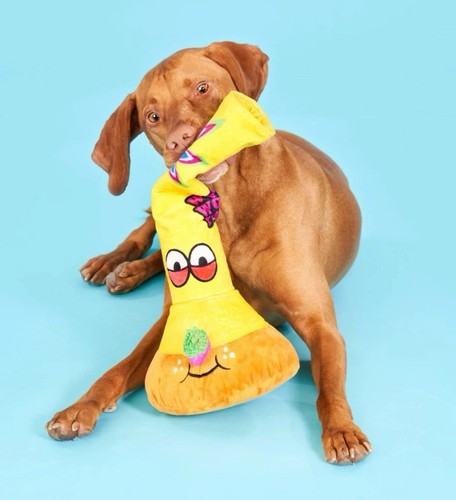 New! BARK BOX "The Big Ripper" Dog Toy L/XL ~18” • Crinkle Squeaker ...