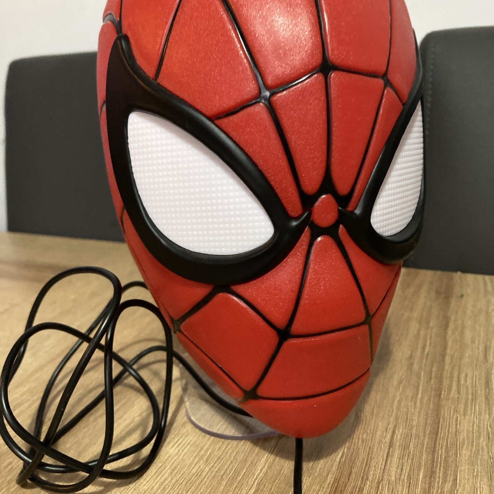 Spiderman Mask Paladone Night Light 8.5" Battery Powered or usb Marvel ...