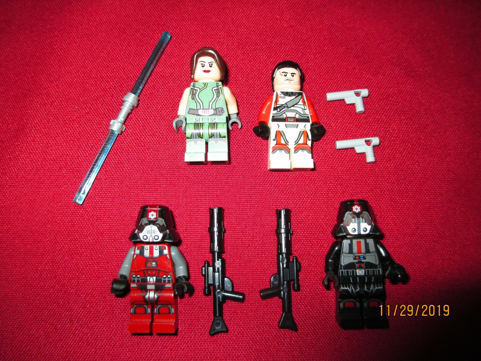 LEGO Star Wars Minifigures LOT,Satele Shan, Jace Malcom & Sith Troopers ...
