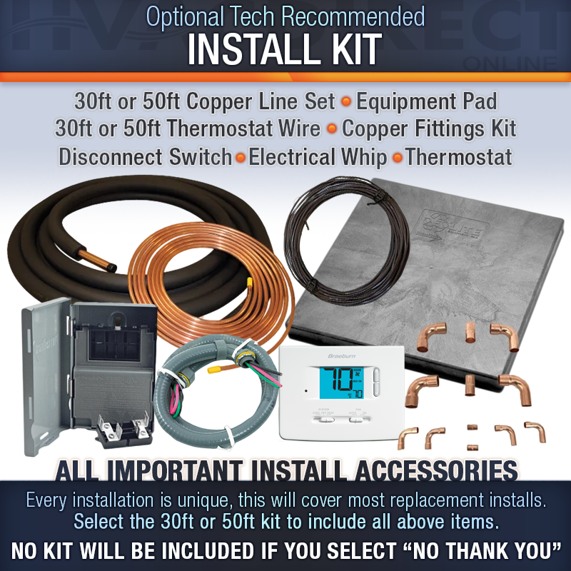 ACiQ 5 Ton Central Air Conditioner Unit & Coil AC Split System, 13.8 ...