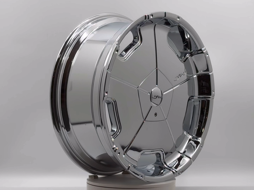 22" DVINCI Wheels STYLE DV8 22X9 ET 15 CHROME finish 5X115 / 5X120 #166 ...