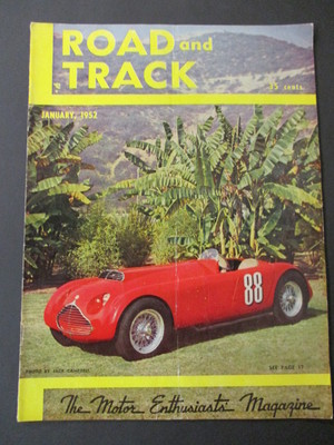 Vintage Road & Track Magazine January 1952 | eBay