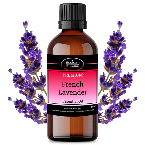 LAVENDER (French) Essential Oil Certified 100% Pure & Natural 50ml ...