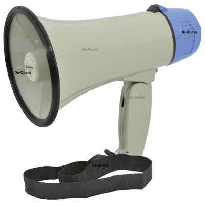 10W Megaphone With Folding Handle And Siren Function Loud Speaker | eBay UK