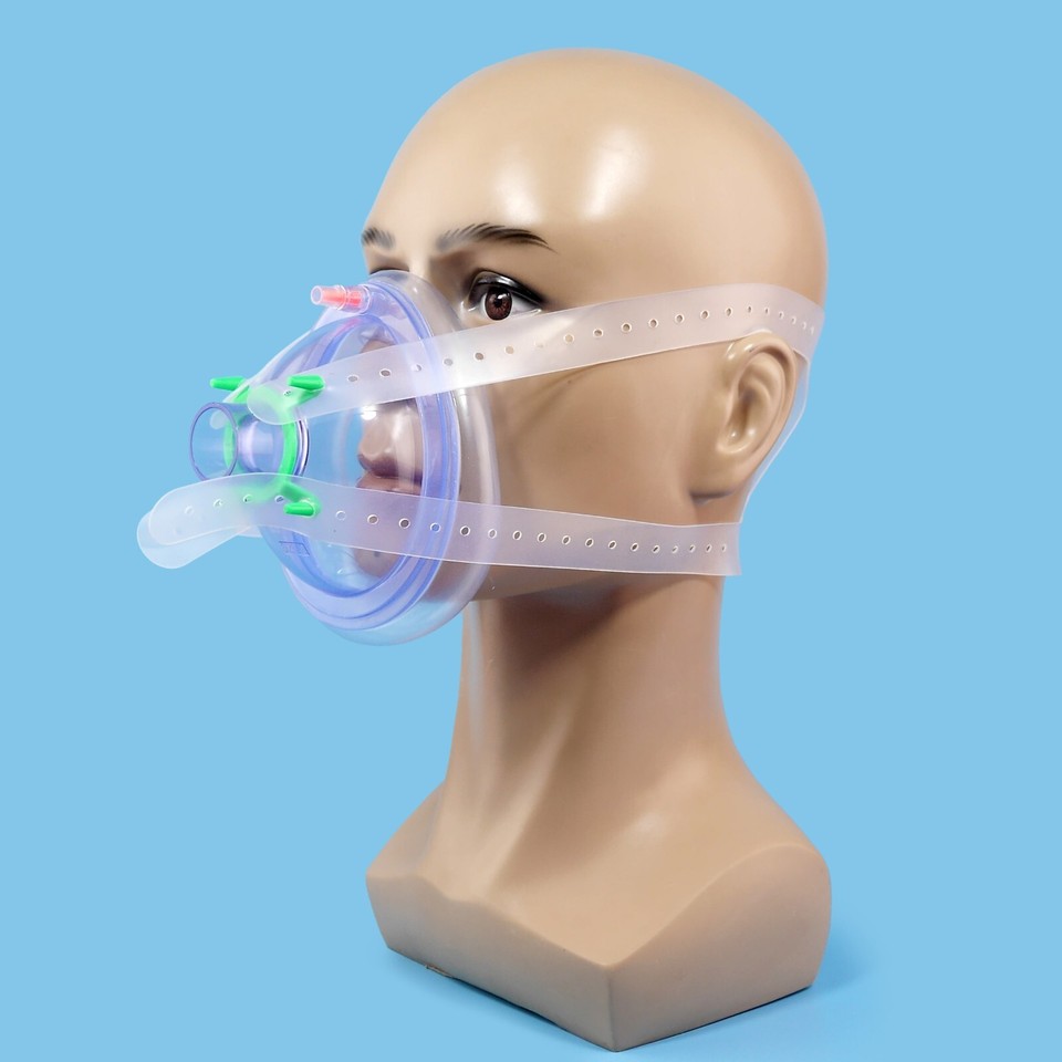 Anesthesia Mask Silicone Harness with Adult Mask | eBay