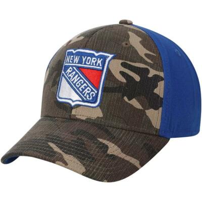 New York Rangers NYR Adidas NHL OSFA Adjustable Camo Hockey Hat Cap ...
