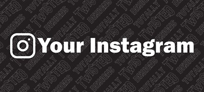 Instagram Tag Personalized Name vinyl decal sticker Car Truck Social ...