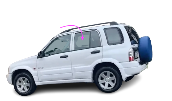 Fits 99-2005 Chevrolet Tracker Vitara & Grand Vitara Rear Left Door ...