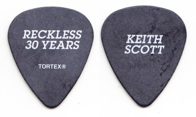 Bryan Adams Keith Scott Reckless Schwarz Gitarre Pick - 2014 30th Ann ...