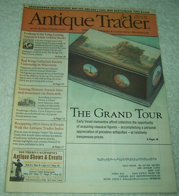 Antique Trader Magazine February 4, 2015 Travel Mementos | eBay