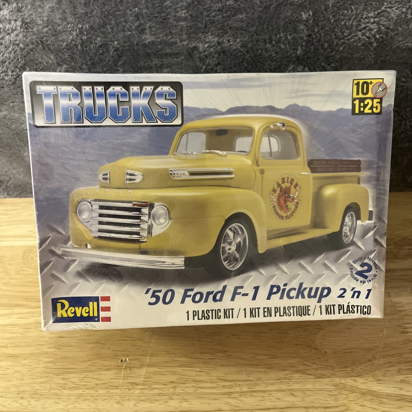 Revell Trucks '50 Ford F-1 Pickup 2n1 1/25 Model Kit 85-7203 Factory ...