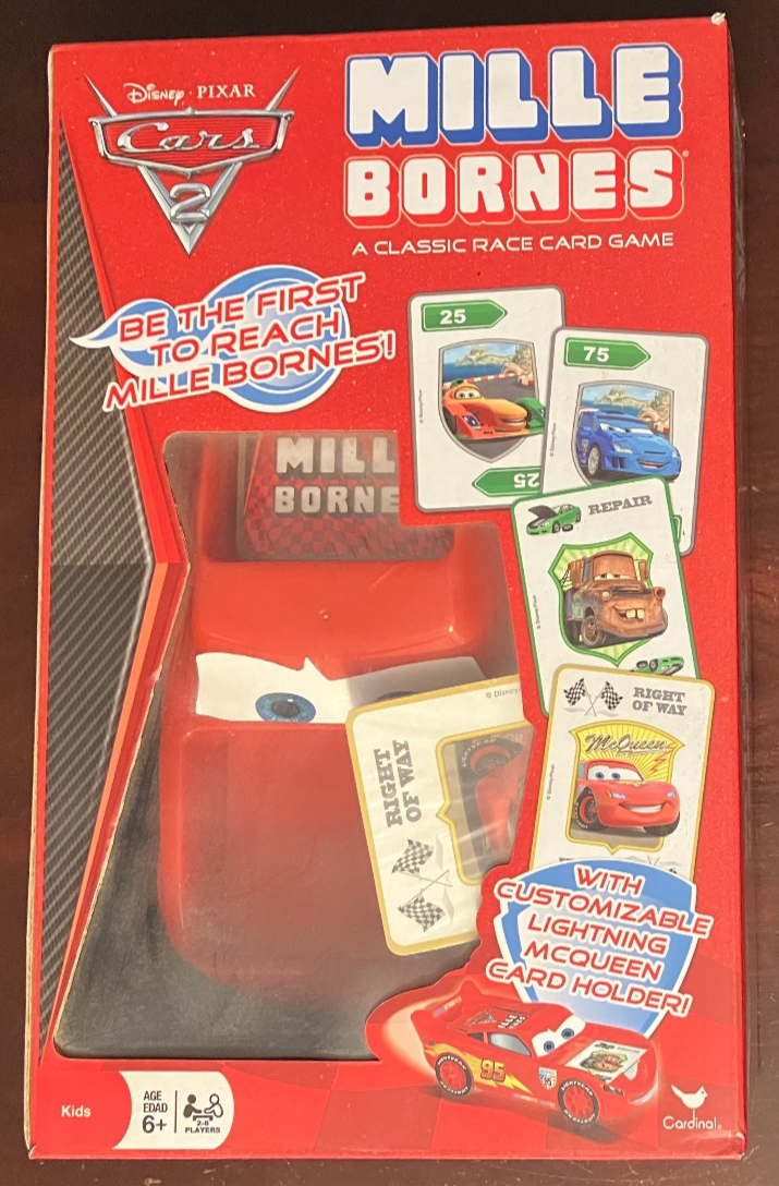 MILLE BORNES CARD GAME - DISNEY PIXAR CARS 2 NEW | eBay