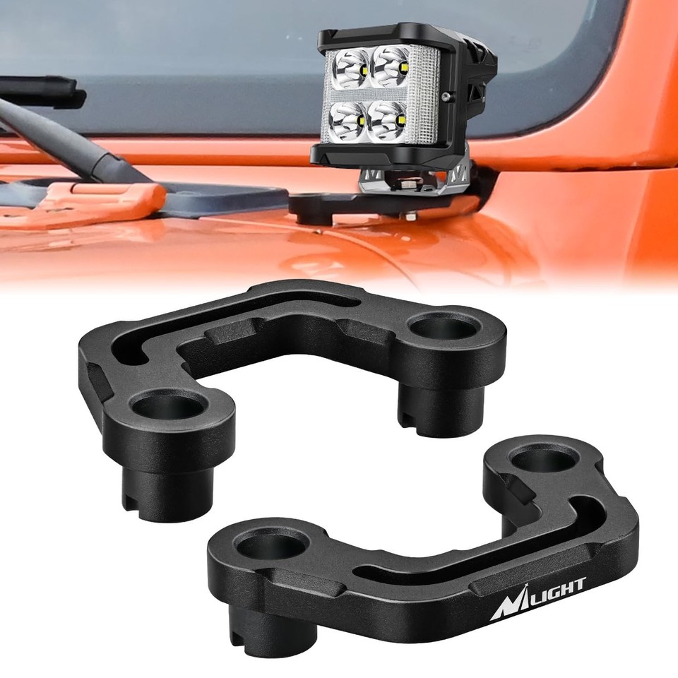 Light Mounting Bracket for Jeep Wrangler JL/JLU & Gladiator JT - A ...