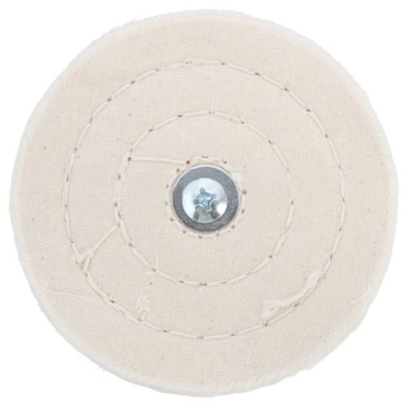 4 Inch 100mm Cloth Buffing Polishing Wheel Felt Pad Grinder Buffer Disc ...