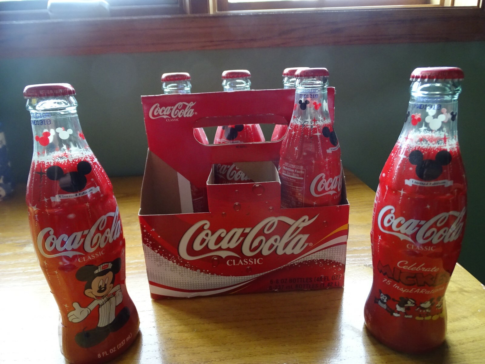 Coca-Cola Celebrate MICKEY 75 InspEARations Coke Bottle Disney Mouse LE ...