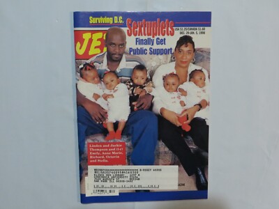 JET Magazine December 29 1998 DC Linden Jackie Thompson SEXTUPLETS BR ...