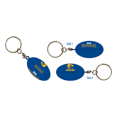 West Coast Eagles AFL Premiers 2018 Ball Keyring | eBay Australia