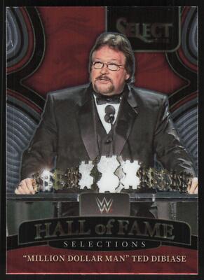 Million Dollar Man Ted Dibiase 2022 Panini Select WWE # 20 Hall of Fame ...