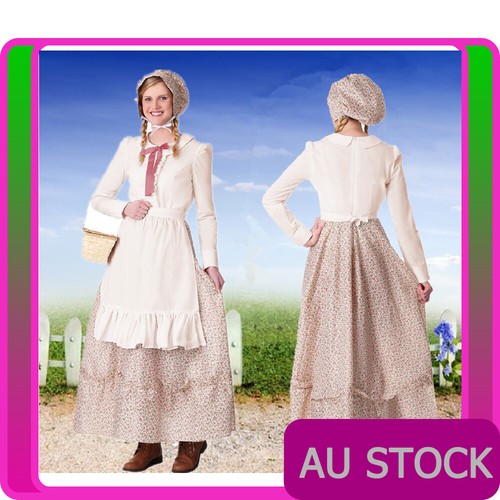 Ladies Grandma Wolf Costume Poor Victorian Maid Nanny Book Week Olden ...