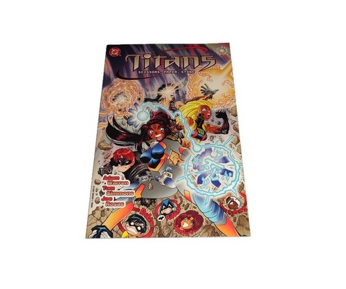 DC Comics Titans Scissors Paper Stone Book Paperback Comic Elseworlds ...