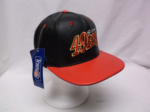 San Francisco 49ers NFL Leather Snapback Hat | eBay