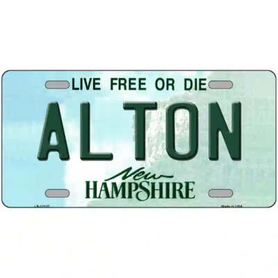Alton New Hampshire Novelty Metal License Plate | eBay